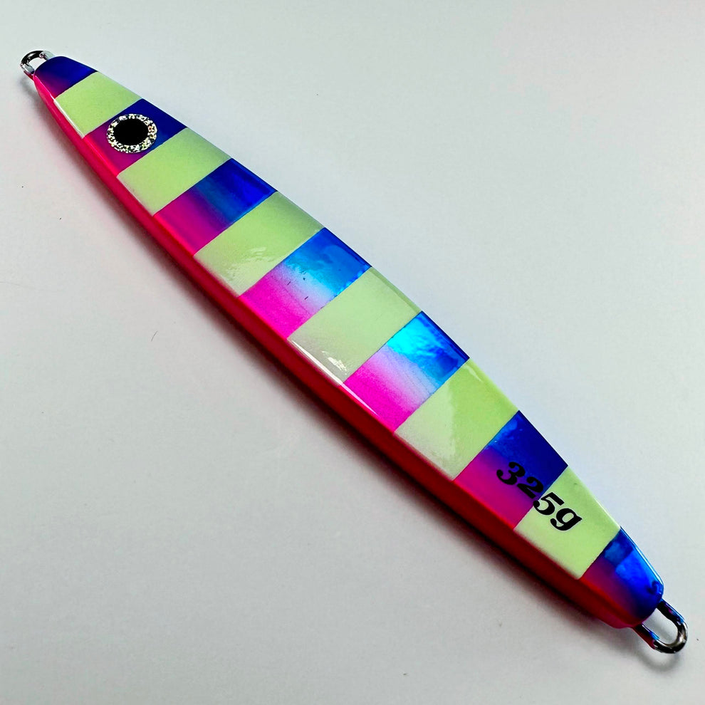 SPJigging 325g Vertical Jig - Fast Sink, Flutter Action (Glow Availabl ...